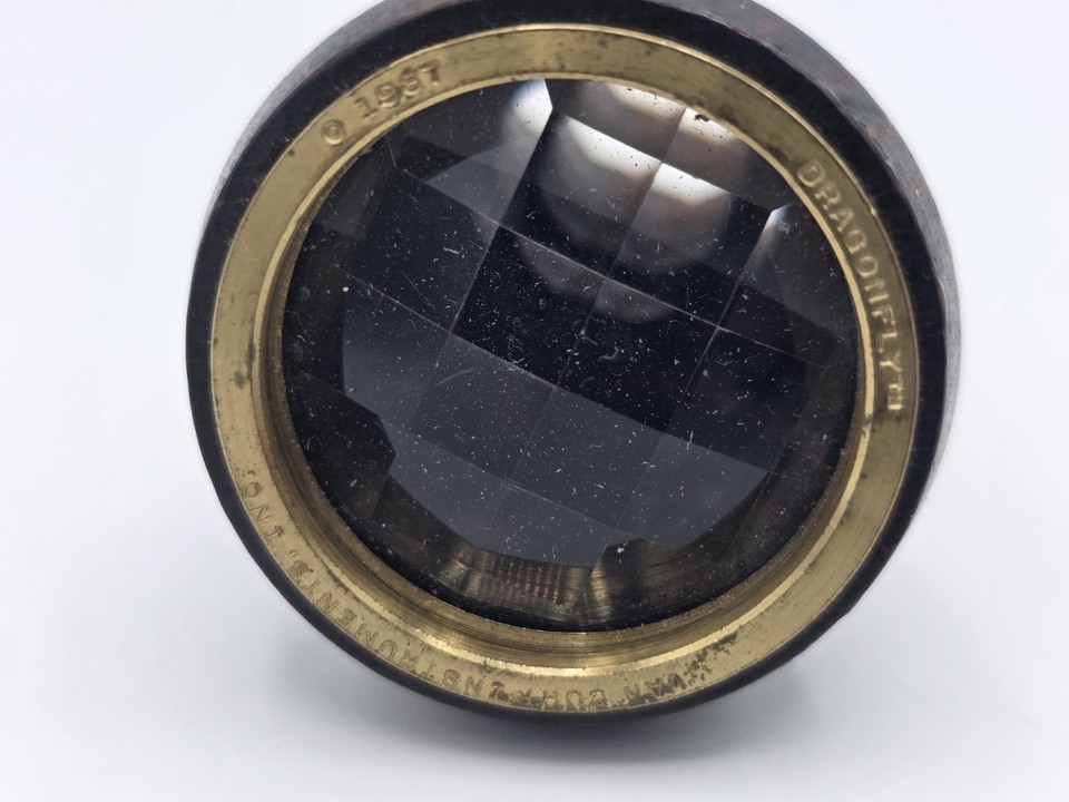 Vintage 1987 Van Cort Dragonfly Kaleidoscope Faceted Dioptric Scope ...