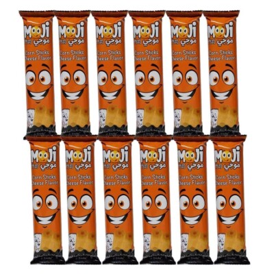 12 paquets de X bâtonnets de maïs Moji chips de saveur de fromage 2 ...