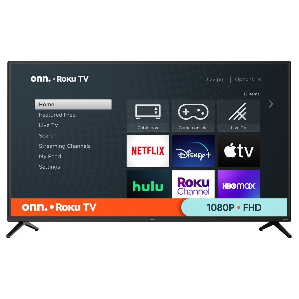 onn. 100068372 42" FHD LED Roku Smart TV for sale online | eBay