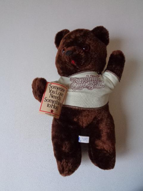 Vintage Rushton Bear with Ramblin' Root Bear Shirt, w/ Tag 1978 ...