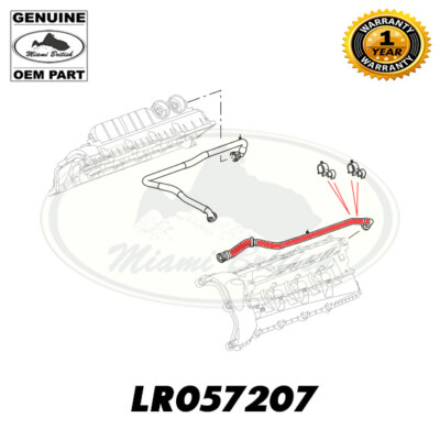 LAND ROVER TUBE BREATHER LH RANGE SPORT RANGE SPORT LR057207 GENUINE | eBay