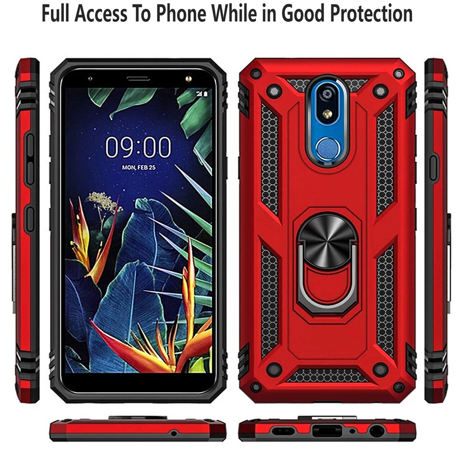 For LG Journey LTE Phone Case Cover Shockproof Kickstand + Tempered ...