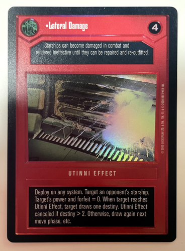 Star Wars CCG - Lateral Damage Foil - Reflections II | eBay