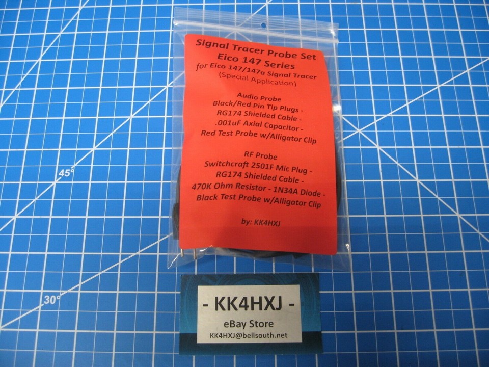Custom RF & Audio Probe Set for Eico 147/147A & 145A Signal Tracer ...