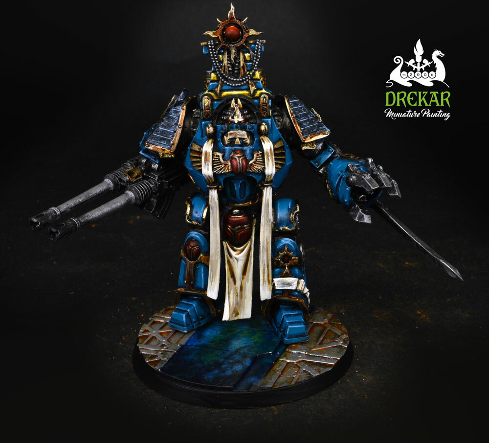 Osiron Dreadnought Thousand Sons forgeworld ** COMMISSION ** painting ...