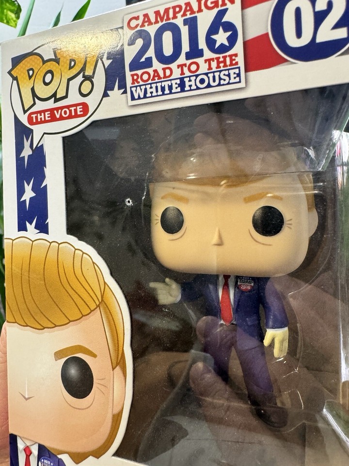 Funko Pop! Donald Trump 2016 Campaign“Road To The White House” Rare ...