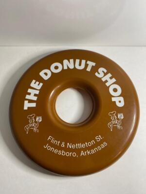 Vintage The Donut Shop Advertising Frisbee Jonesboro Arkansas Donut ...