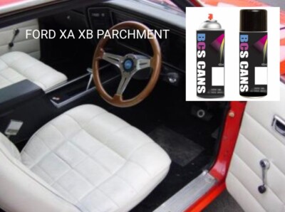 XB Ford Fairmont Falcon White Light Parchment TRIM VINYL PAINT Spray ...