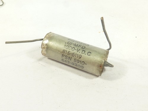 1* NOS West-cap paper in oil PIO tropicalized hi-end capacitor 10nF 0 ...