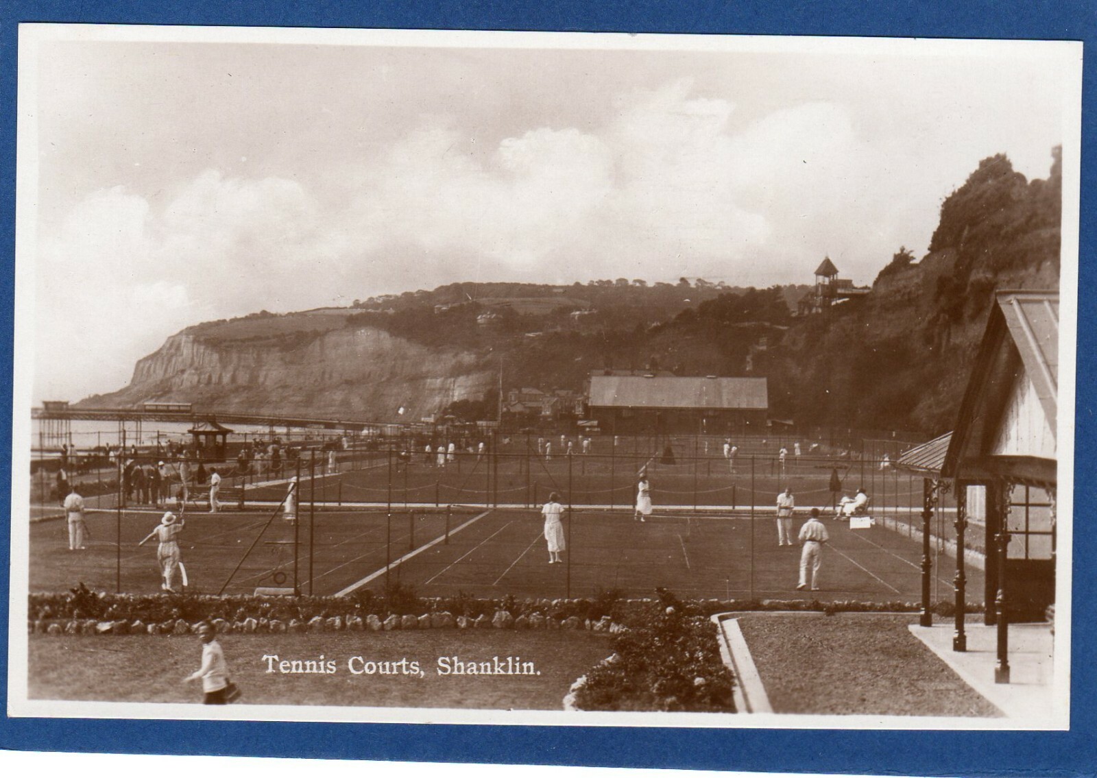 Tennis Courts Shanklin Isle of Wight RP pc unused Milton AA633 | eBay UK