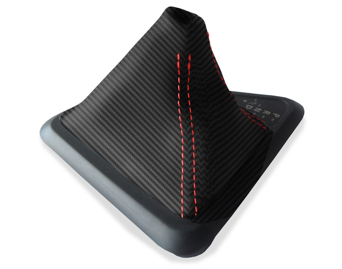 Automatic Shift Boot Cover Carbon Fiber for BMW E81 E82 E87 04-13 Red ...