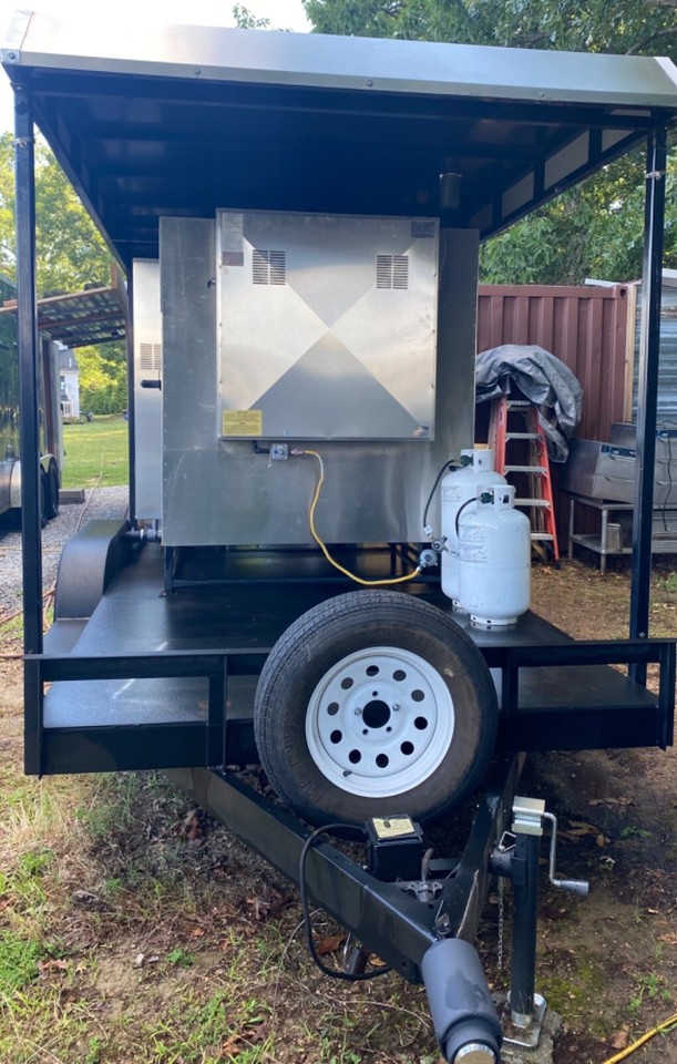 Ole Hickory EL-ED/X Trailer Mounted Smoker Commercial Kitchen Propane ...