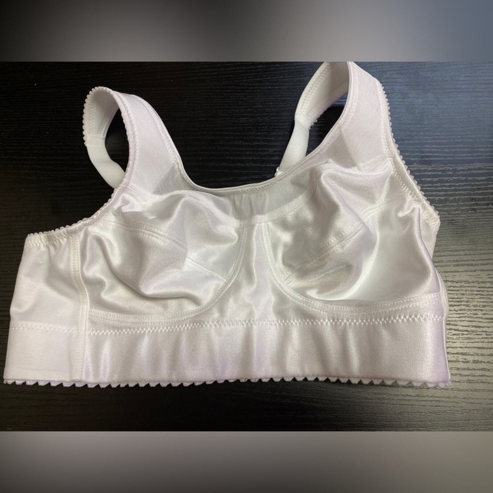 Miss Mary of Sweden Cotton Simplex activity bra Non-wired White 40B | eBay