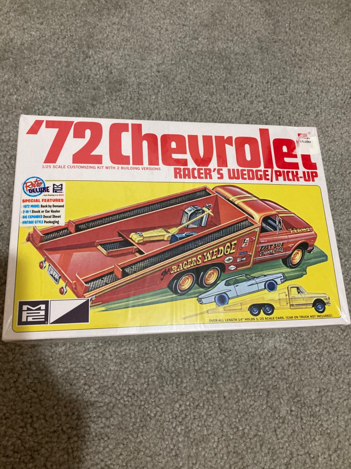 1972 CHEVROLET RACER'S WEDGE/PICK UP MPC 1:25 SCALE 2n1 PLASTIC MODEL ...