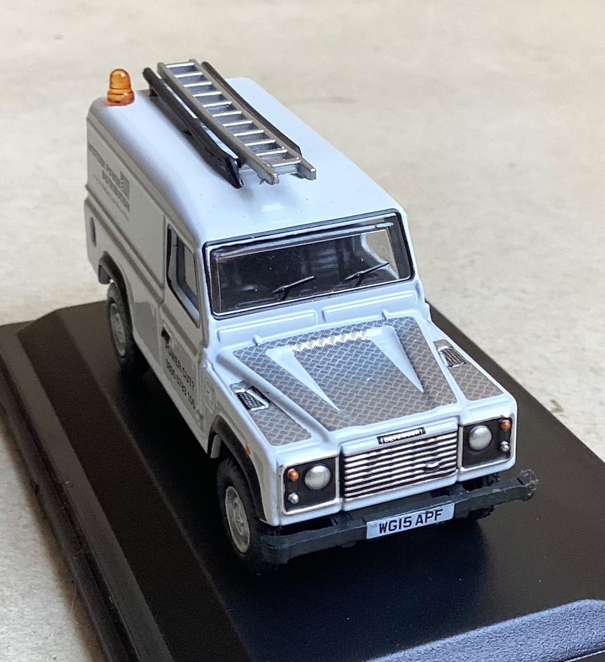 OXFORD DIECAST 1:76 scale, SP122 - LAND ROVER DEFENDER “WESTERN POWER ...