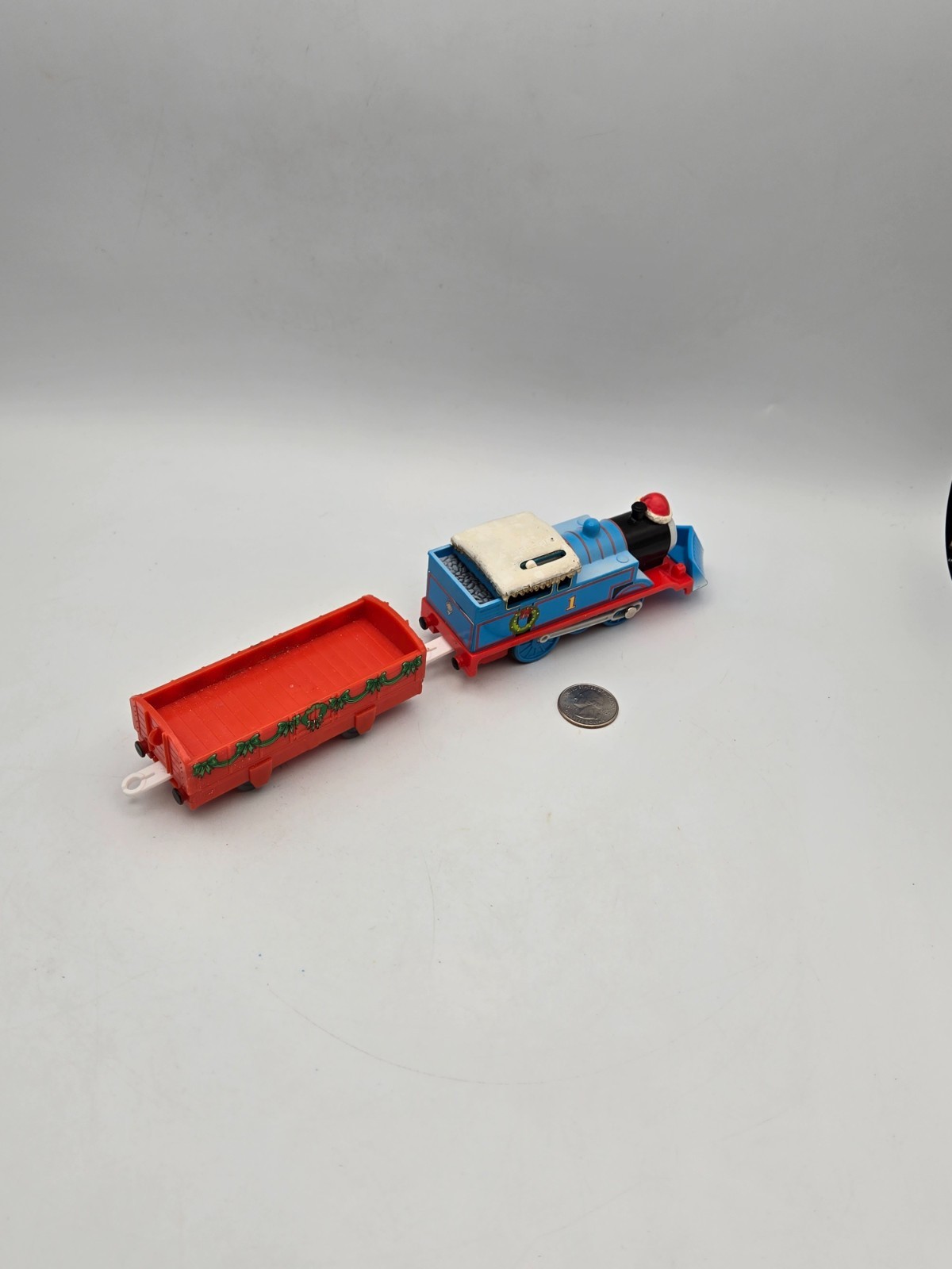 Motorized Trackmaster Thomas Friends Train Tank Engine Snow Plow Snowy ...