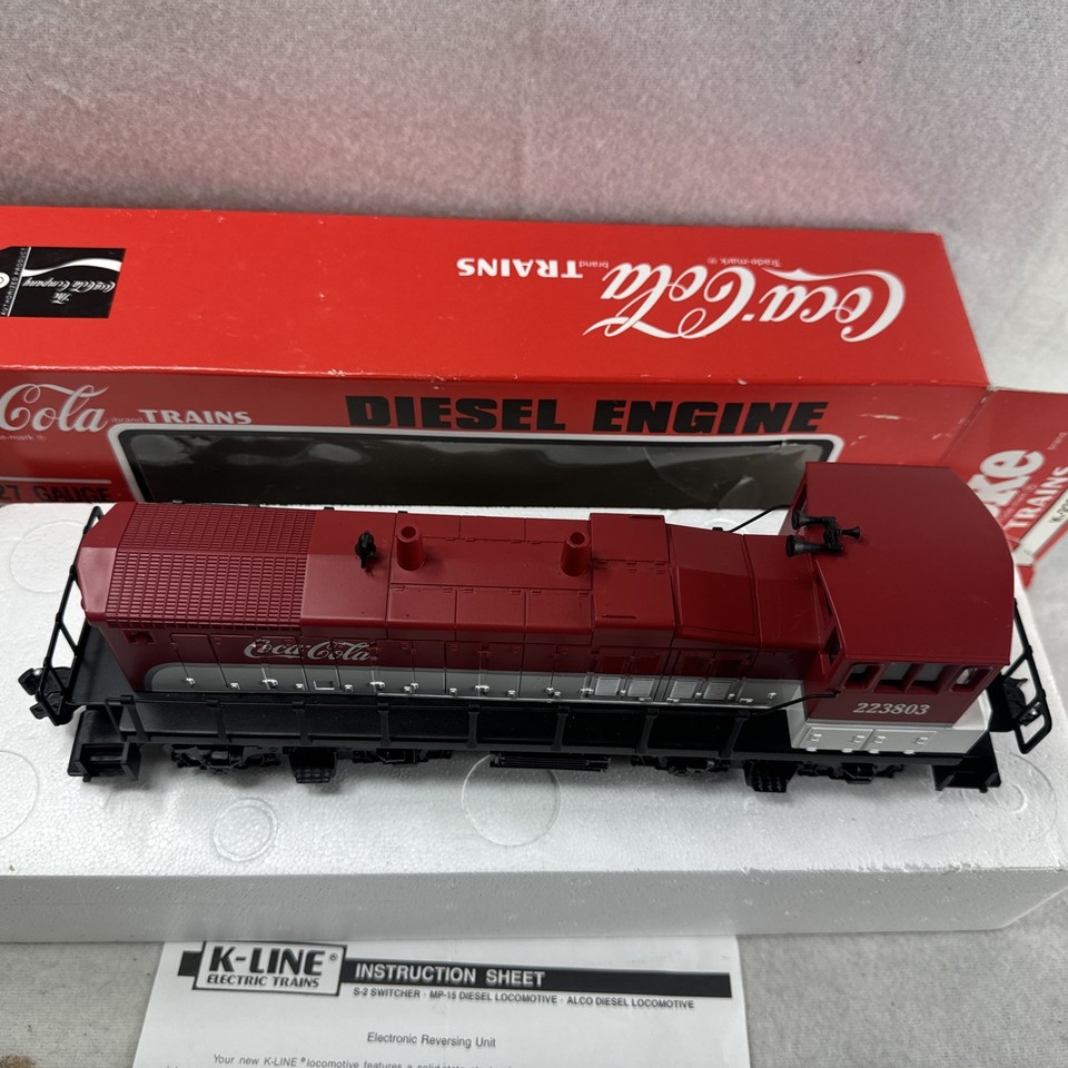 K-line O Gauge No-15 Coca-Cola Diesel Locomotive Dual Motor K – 2238 ...