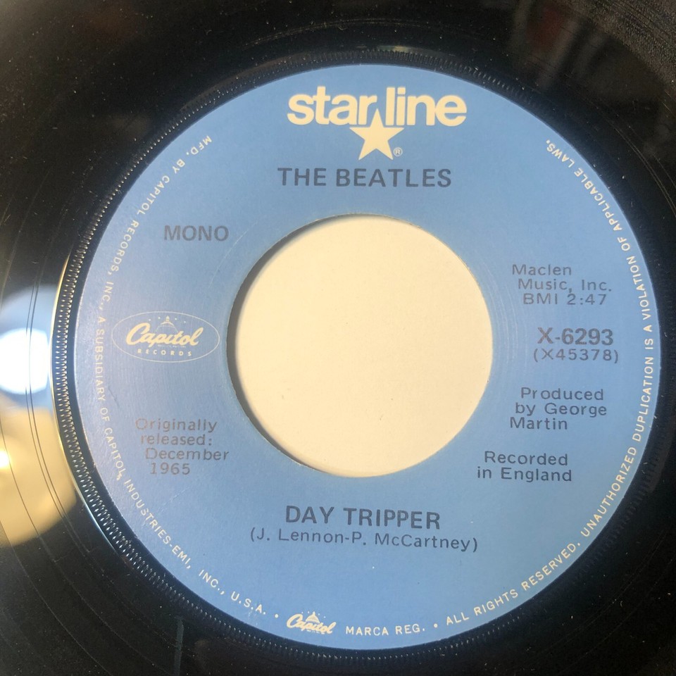 The Beatles 7" 45 record Day Tripper / We Can Work It Out | eBay