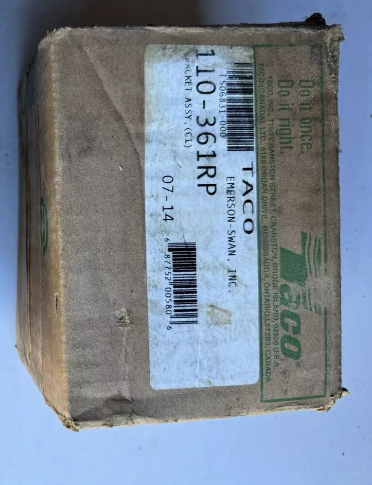 Taco Circulator Pump Bracket Assembly with Impeller 110-361RP | eBay