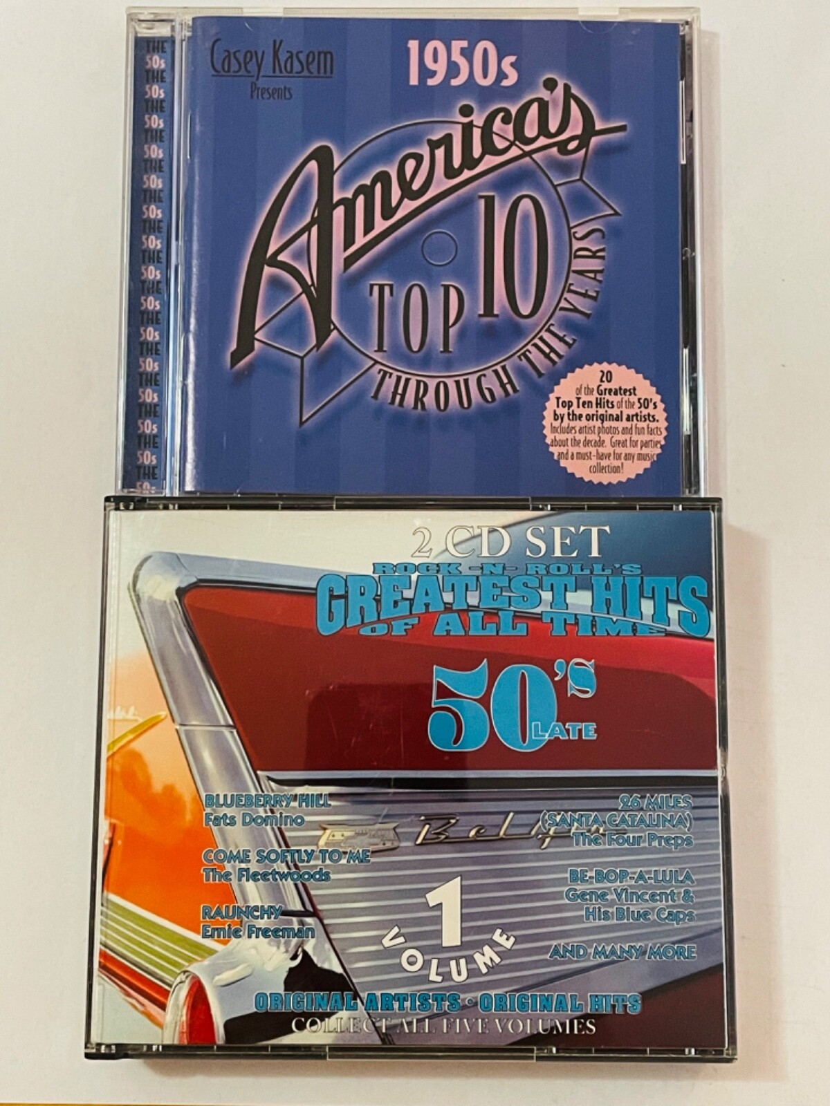 CASEY KASEM Presents America's Top Ten Hits 1950s CD The 50s +BONUS ...