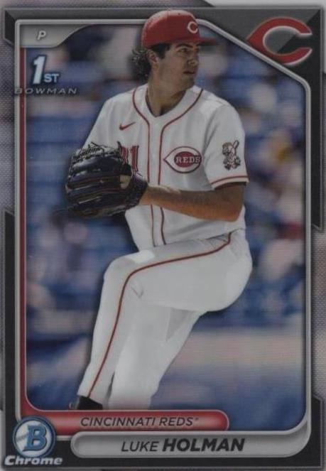 2024 Bowman Draft - Chrome Luke Holman #BDC-100 Refractor (RC) for sale ...