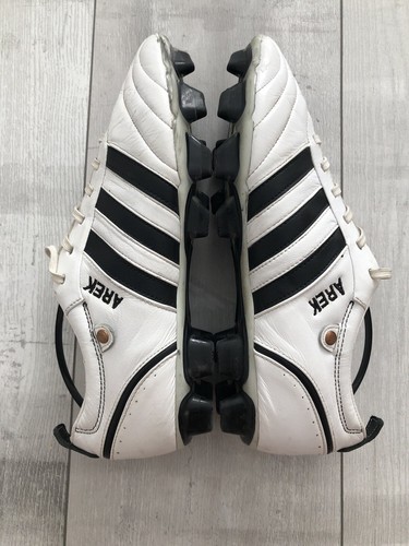 Adidas Adipure FG White Leather Football Cleats Boots US8 1/2 UK8 EUR42 ...