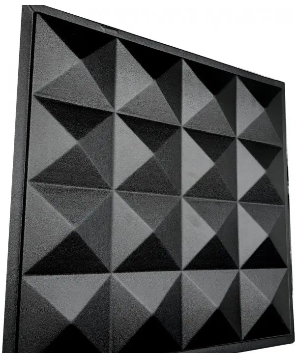 2pcs Panels Wall ABS Stone Art Plastic Mold Decor 3D Plaster Tile Form ...