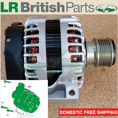 LAND ROVER ALTERNATOR LR2 RANGE ROVER EVOQUE DISCOVERY SPORT LR067840 ...