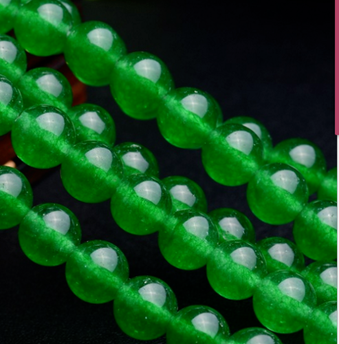 6mm green Jade Round Loose Beads 14''0101010 | eBay