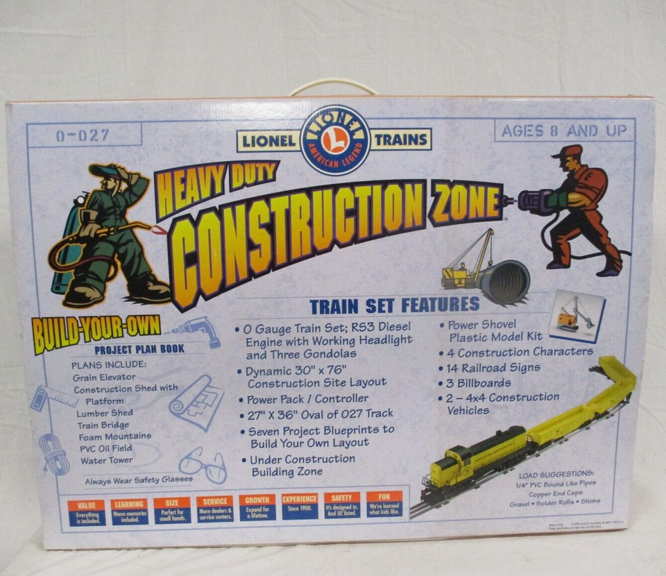 Lionel 7-21902 Heavy Duty Construction Zone Train Set | eBay