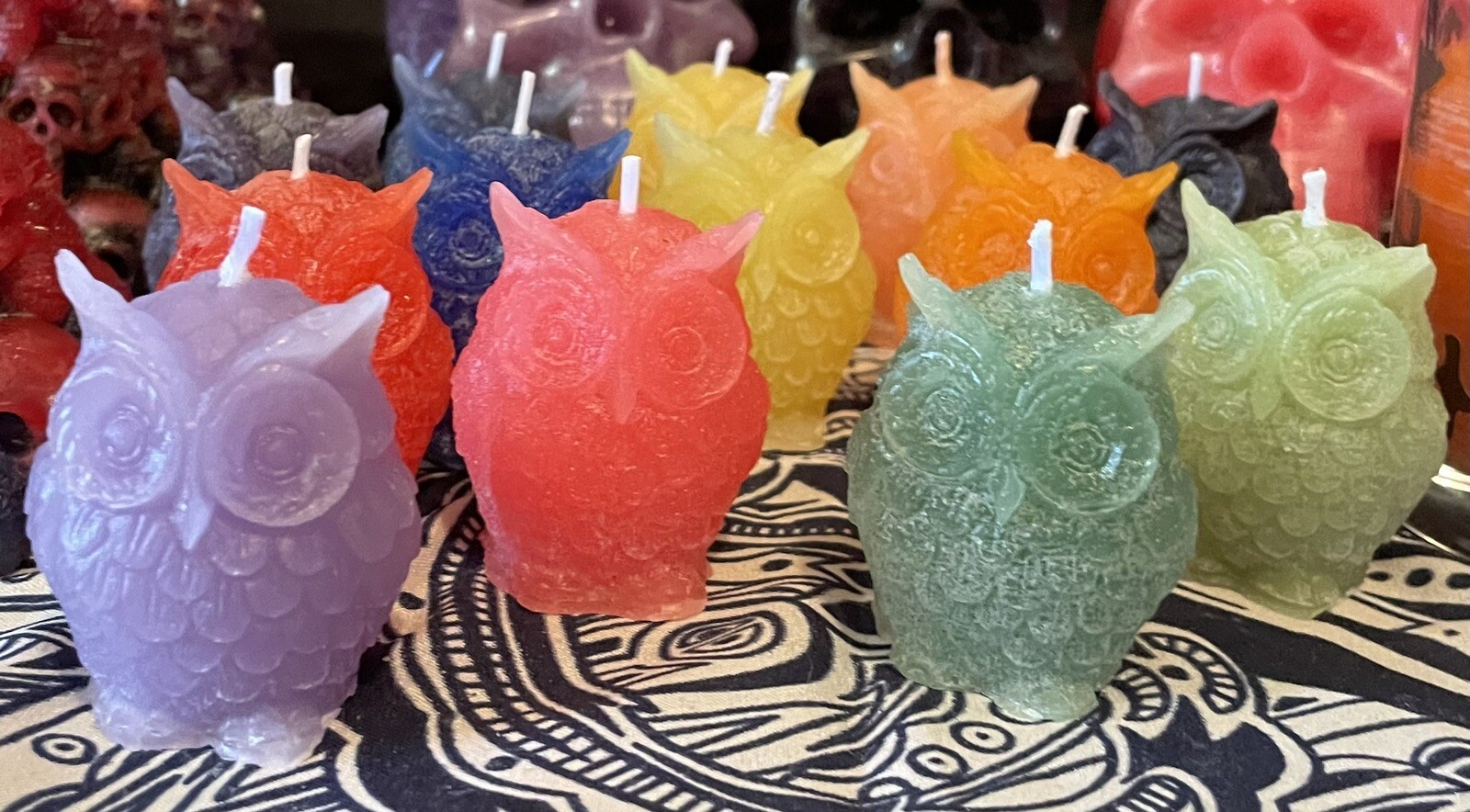 4pack Of Adorable Mini Owl Candles, multiple colours | eBay Australia