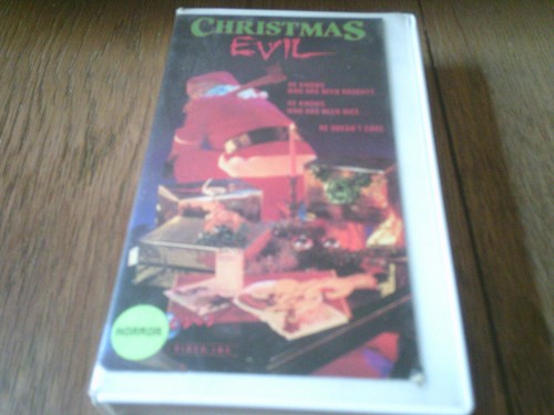 Christmas Evil VHS Genesis 1987 Cult Horror Rare 80s classic Rental ...