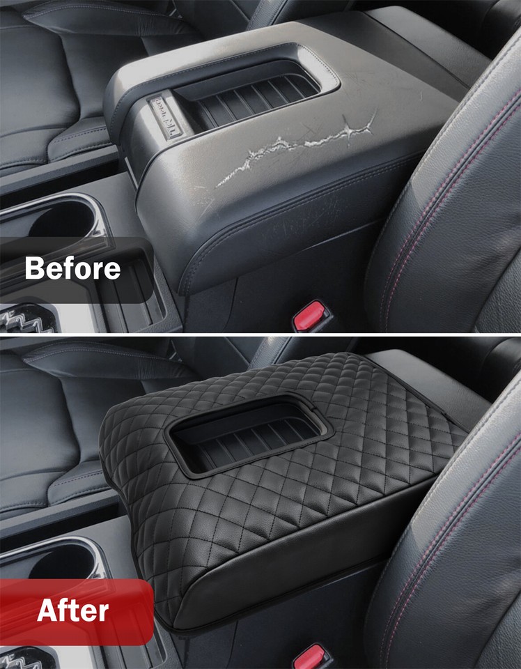For 2014-2021 Toyota Tundra Center Console Lid Armrest Cover Cushion ...
