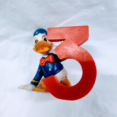 Vintage Applause Disney Donald Duck Number Three Toy Figure | eBay