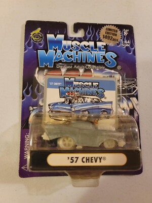 Muscle Machines 57 CHEVY Raw Limited Edition 2004 1 of 1492 | eBay