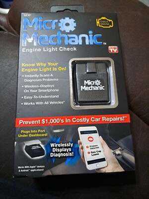 NEW Micro Mechanic Portable Check Engine Car Code Reader Diagnostic ...