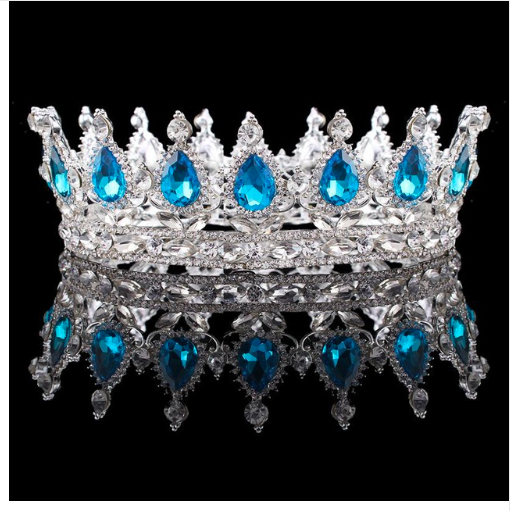 Crown King Queen Medieval Tiara Costume Accessories Wedding Dress ...