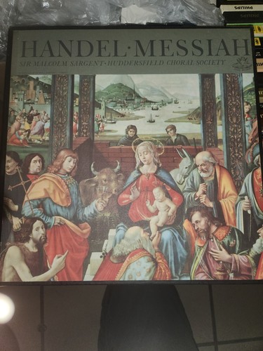Sir Malcolm Sargent Handel Messiah Vinyl LP Angel Records 3 LPs | eBay