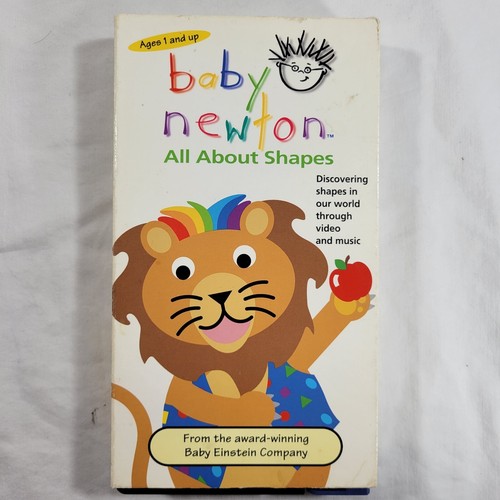 Baby Newton All About Shapes VHS Tape 2002 Baby Einstein Walt Disney ...