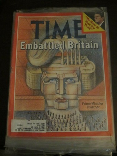 Time Magazine February 1981 Embattled Britain Margaret Thatcher M J FL ...