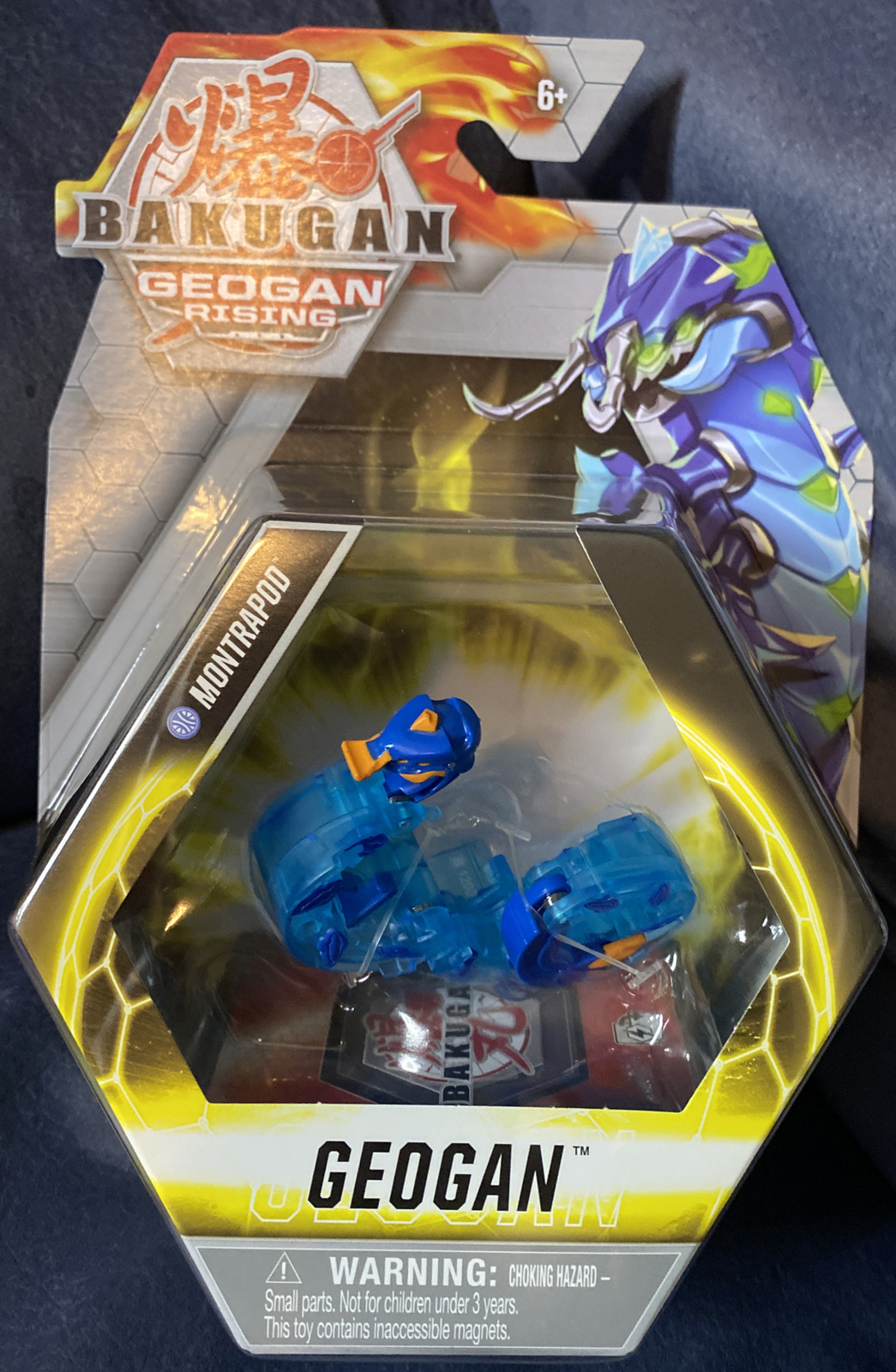 2021 New Bakugan Geogan Rising Montrapod (Blue) w/ Gate Card - In Hand ...