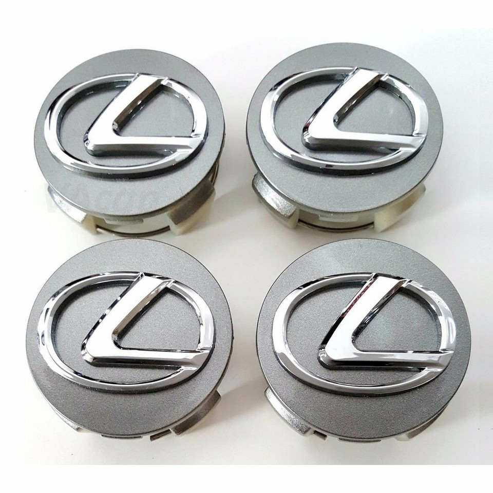 Lexus IS250 GS350 RX350 LS460 ES350 62mm Gray Wheel Rim Center Hub Caps ...