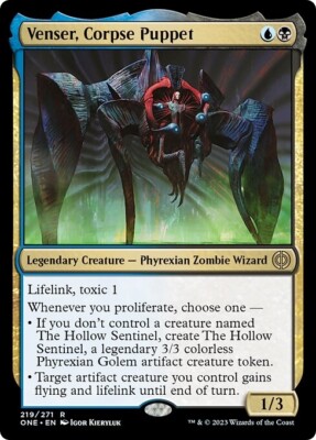 VENSER, CORPSE PUPPET mtg NM-M Phyrexia All Will Be One 1 Rare | eBay