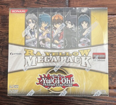 Yugioh Ra Yellow Mega Pack 1st Edition Booster Box Factory Sealed | eBay