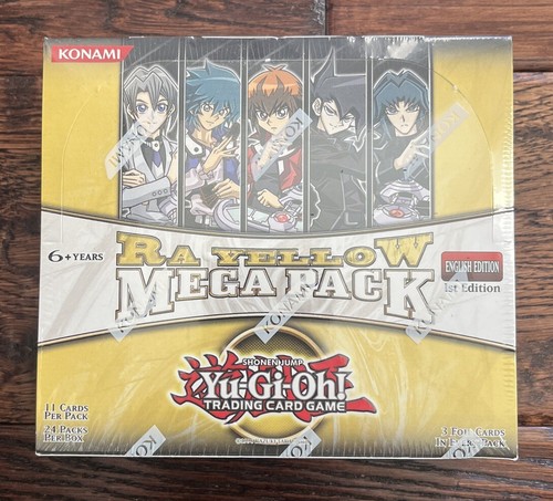 Yugioh Ra Yellow Mega Pack 1st Edition Booster Box Factory Sealed | eBay