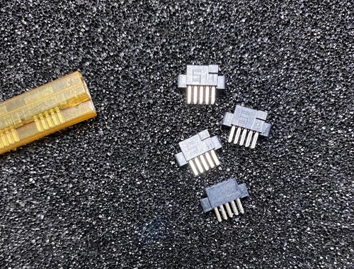 SAMTEC Connector 2 X 5 Socket Micro Strip 10-Pin DUAL Row GOLD **NEW ...