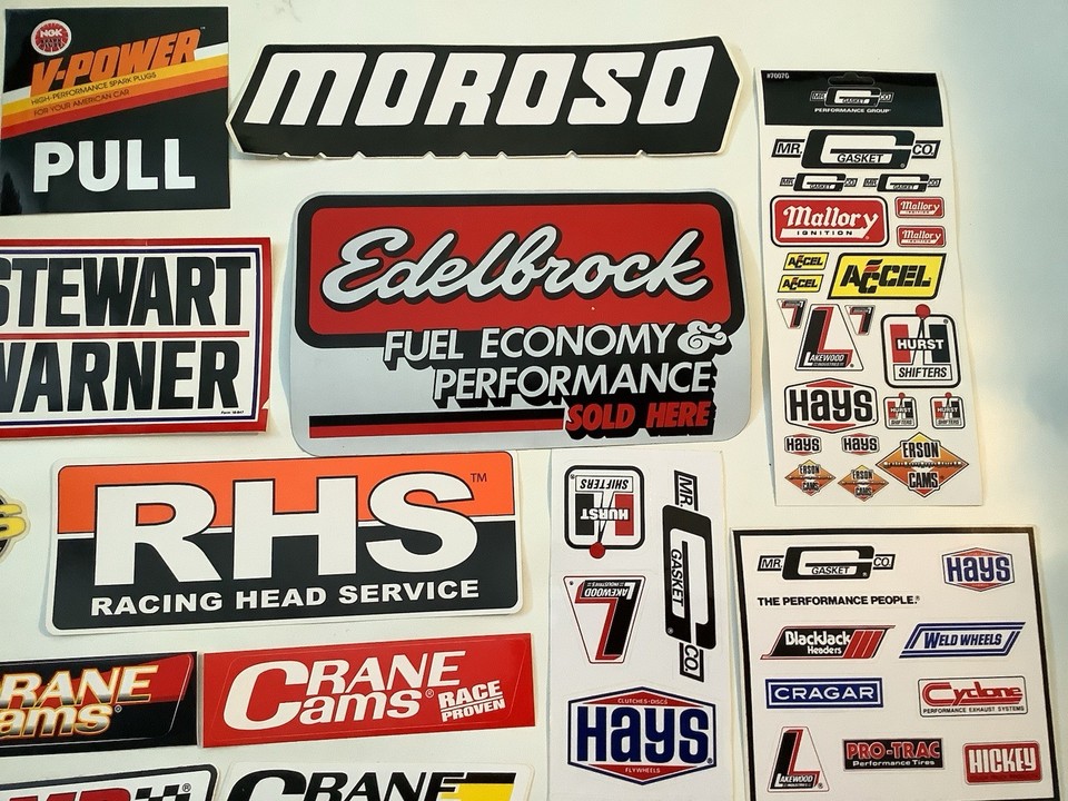 Lot of 30 Classic & Various Racing Decals Stickers NHRA New Old Stock ...