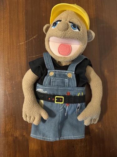 Vintage Rare Melissa & Doug Construction Worker Puppet No Stick ...