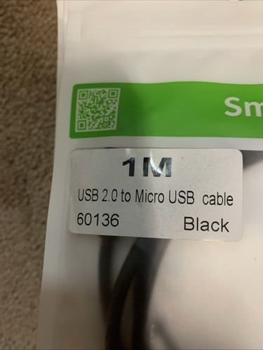 Ugreen Smart Digital Life USB 2.0 To micro USB cable 60136 Black Lot (9 ...