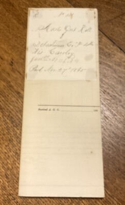 CIVIL WAR 4TH WISCONSIN CAVALRY 1865 MUSTER OUT PAPERS & PAYROLL | eBay